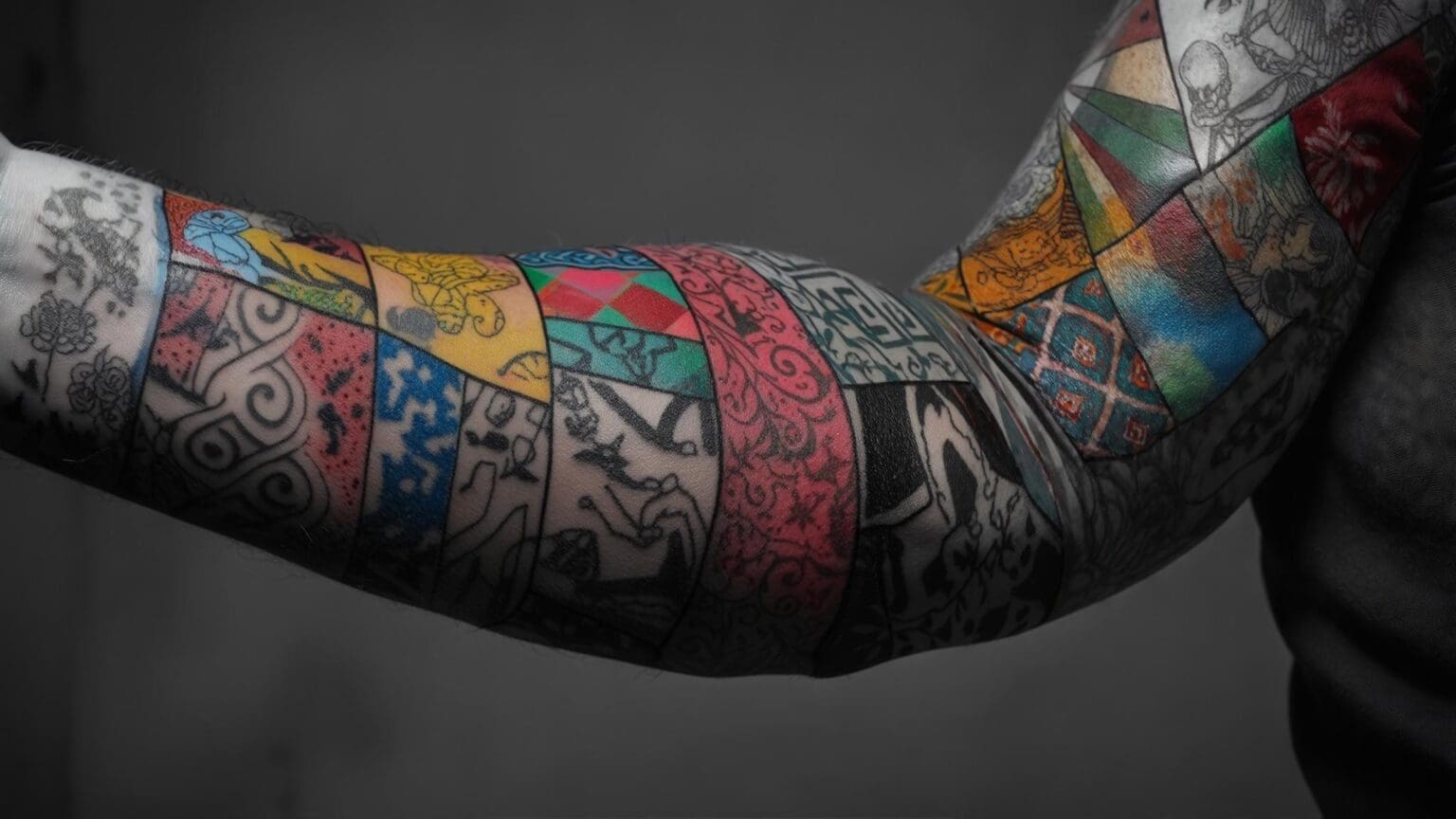 Stunning Patchwork Tattoo Sleeve Designs | Tattoo Generator IQ